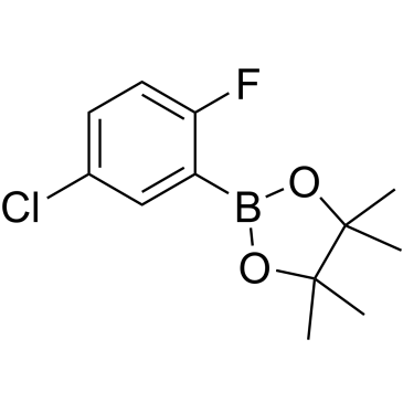 1190129-77-1 | 2-(5-Chloro-2-fluorophenyl)-4,4,5,5-tetramethyl-1,3,2-dioxaborolane | ChemScene