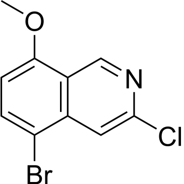 1696988-00-7 | 5-bromo-3-chloro-8-methoxyisoquinoline | ChemScene