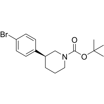 1476776-55-2 | tert-Butyl (3S)-3-(4-bromophenyl)piperidine-1-carboxylate | ChemScene