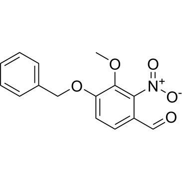 2450-27-3 | 3-Methoxy-2-nitro-4-(phenylmethoxy)benzaldehyde | ChemScene