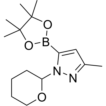 1486485-62-4 | 3-Methyl-1-(oxan-2-yl)-5-(4,4,5,5-tetramethyl-1,3,2-dioxaborolan-2-yl)pyrazole ...
