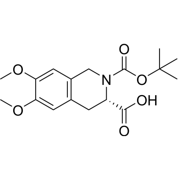 358627-67-5 | (S)-2-(tert-Butoxycarbonyl)-6,7-dimethoxy-1,2,3,4-tetrahydroisoquinoline-3 ...