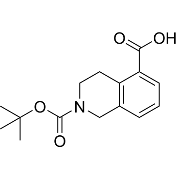 872001-50-8 | 2-(tert-Butoxycarbonyl)-1,2,3,4-tetrahydroisoquinoline-5-carboxylic acid | ChemScene