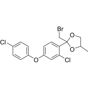 873012-43-2 | 2-(Bromomethyl)-2-(2-chloro-4-(4-chlorophenoxy)phenyl)-4-methyl-1,3-dioxolane ...