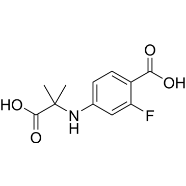 1332524-02-3 | 4-((2-carboxypropan-2-yl)amino)-2-fluorobenzoic acid (Enzalutamide Impurity ...