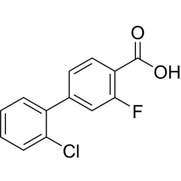 505082-99-5 | 4-(2-Chlorophenyl)-2-fluorobenzoic acid | ChemScene