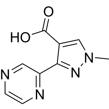 1339822-86-4 | 1-Methyl-3-(pyrazin-2-yl)-1h-pyrazole-4-carboxylic acid | ChemScene llc