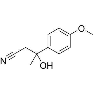 600735-58-8 | 3-Hydroxy-3-(4-methoxyphenyl)butanenitrile | ChemScene