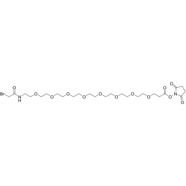 1283658-79-6 | NHS-PEG8-amide-Br | ChemScene