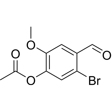 52783-83-2 | 5-Bromo-4-formyl-2-methoxyphenyl acetate | ChemScene