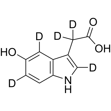 81587-11-3 | 5-Hydroxyindole-3-acetic acid-d5 | ChemScene