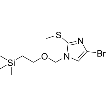 2101644-78-2 | 4-Bromo-2-(methylthio)-1-((2-(trimethylsilyl)ethoxy)methyl)-1H-imidazole | ChemScene