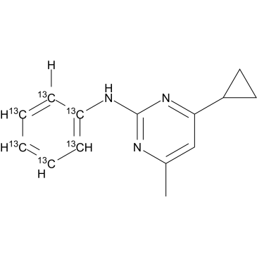 1773496-63-1 | Cyprodinil-13C6 | ChemScene
