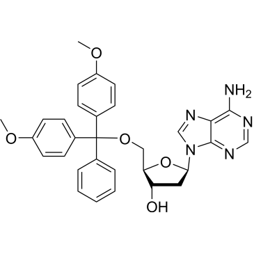 17331-22-5 | (2R,3S,5R)-5-(6-amino-9H-purin-9-yl)-2-((bis(4-methoxyphenyl)(phenyl)methoxy)methyl ...