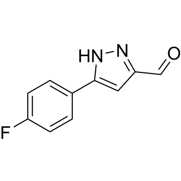 1107467-72-0 | 5-(4-Fluorophenyl)-1H-pyrazole-3-carbaldehyde | ChemScene