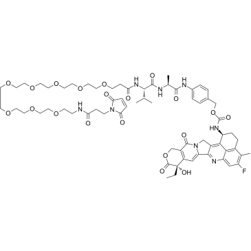 2679821-39-5 | Mal-PEG8-Val-Ala-PAB-Exatecan | ChemScene