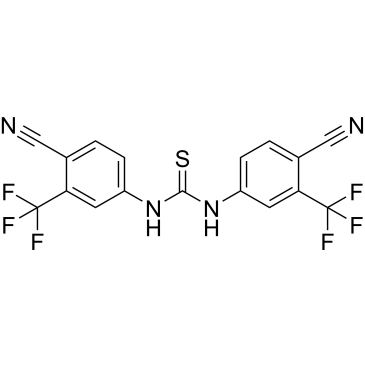1839619-50-9 | 1,3-Bis(4-cyano-3-(trifluoromethyl)phenyl)thiourea | ChemScene