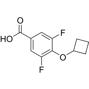 1339696-85-3 | 4-Cyclobutoxy-3,5-difluorobenzoic acid | ChemScene