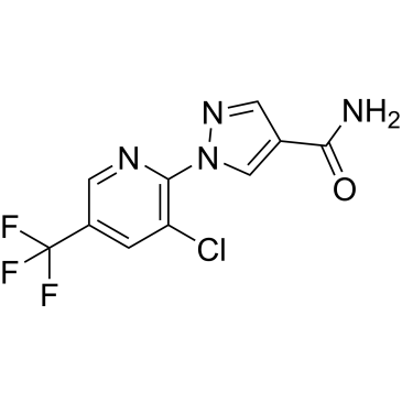 400078-97-9 | 1-(3-Chloro-5-(trifluoromethyl)pyridin-2-yl)-1H-pyrazole-4-carboxamide | ChemScene