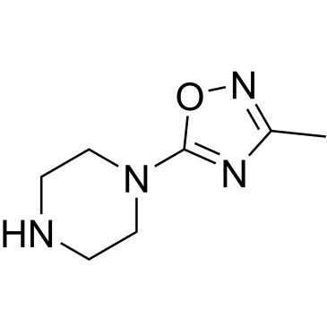 67869-92-5 | 3-Methyl-5-(piperazin-1-yl)-1,2,4-oxadiazole | ChemScene