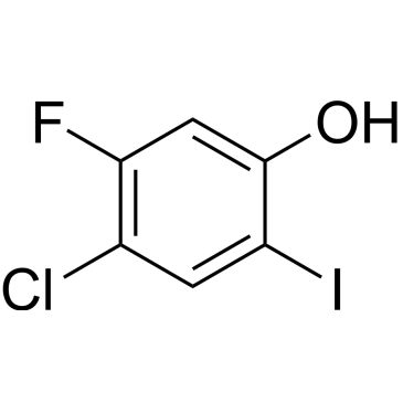 1235407-15-4 | 4-Chloro-5-fluoro-2-iodophenol | ChemScene