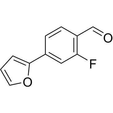 893637-65-5 | 2-Fluoro-4-(furan-2-yl)benzaldehyde | ChemScene